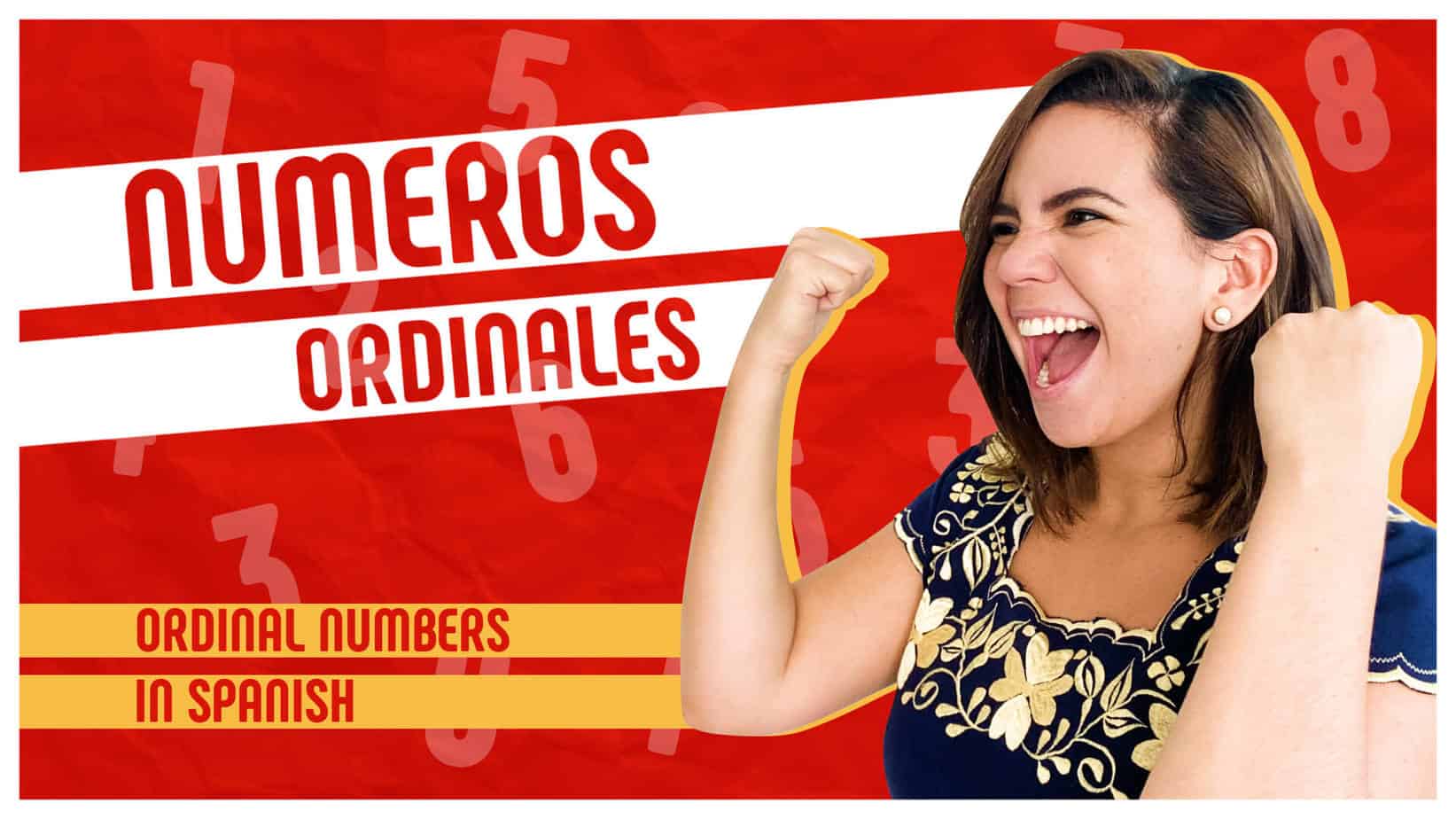 Ordinal Numbers In Spanish