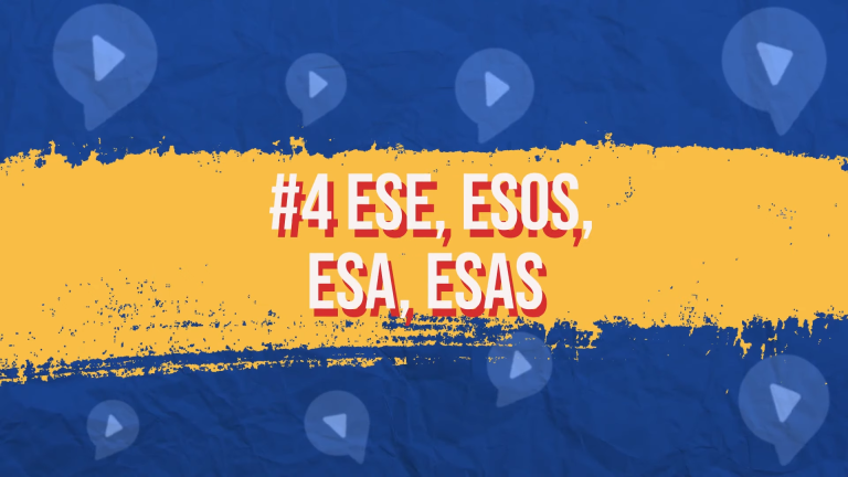 Demonstrative adjectives Spanish: Este, ese, aquel + audio!