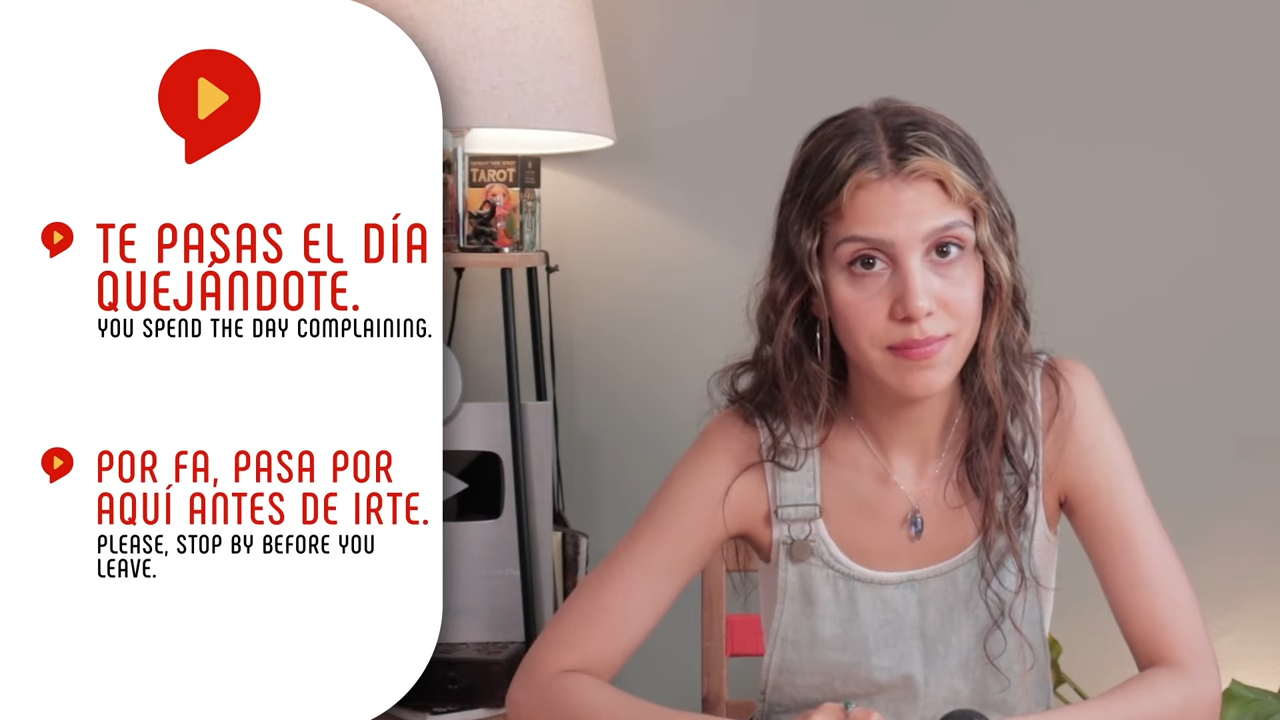 Trouble with pasar conjugation - learn with useful chunks!