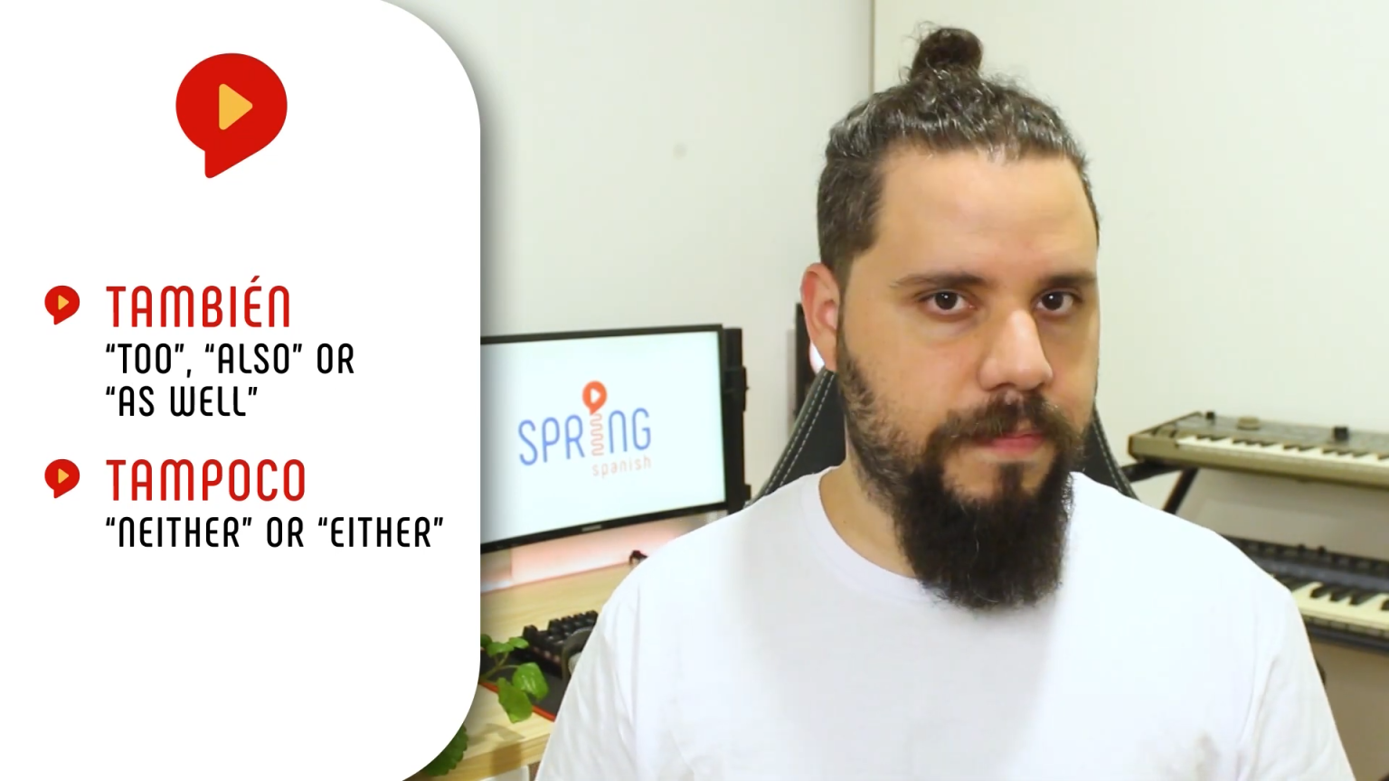 También vs Tampoco in Spanish - 2 Use Cases + Audio