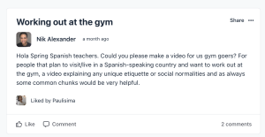 All the vocabulary of gym in Spanish you need (ft. AndyGM)