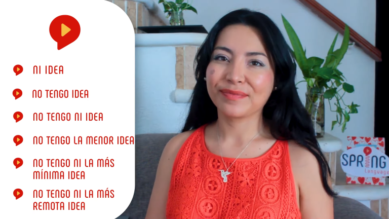 No sé Spanish: 6 alternatives to know in Spanish