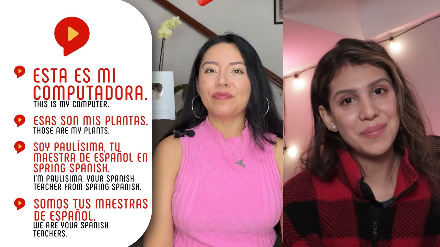 Possessive Adjectives in Spanish: Mi, Tu, Su with Chunking